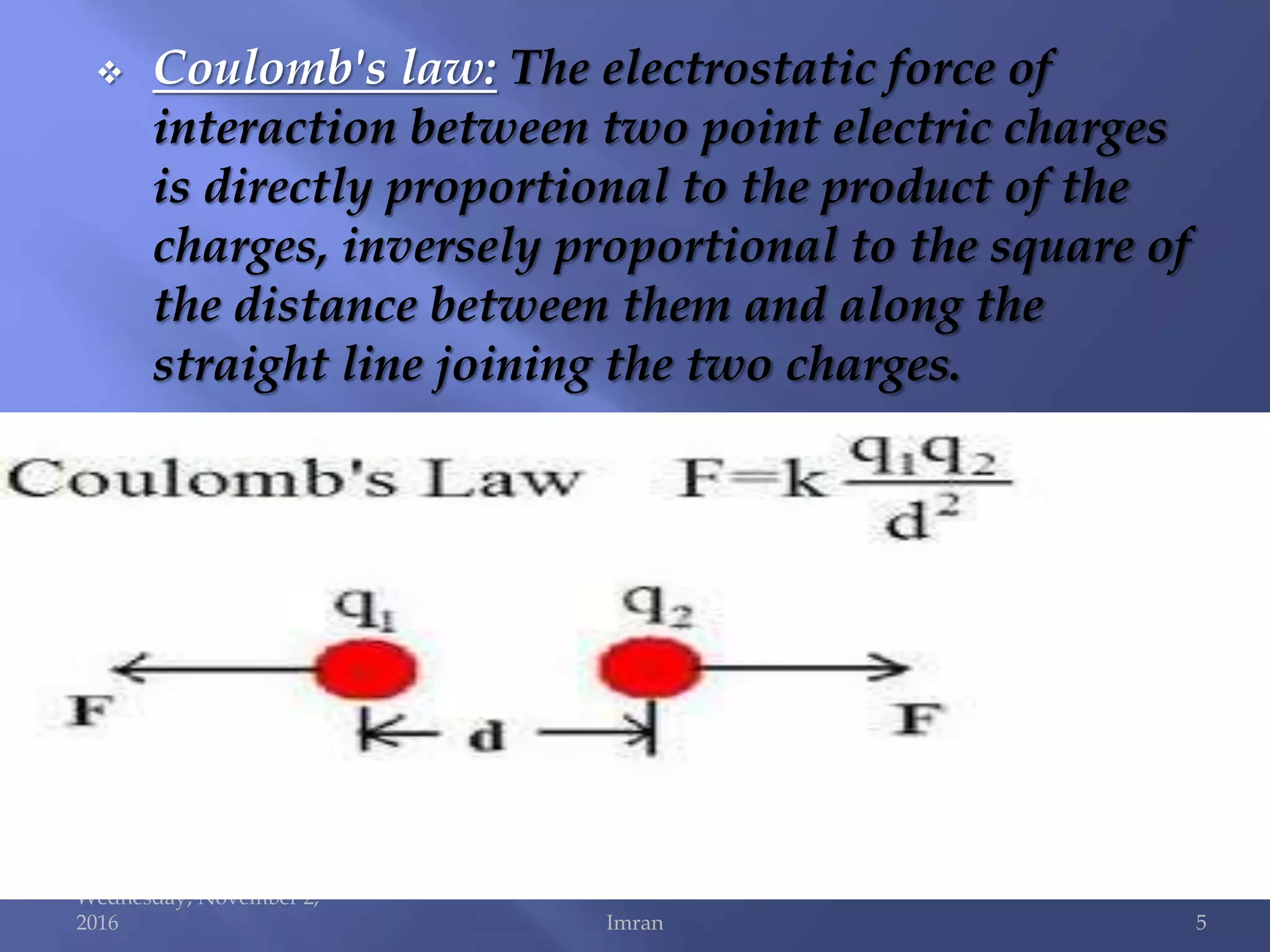 Electrostatics | PPTX
