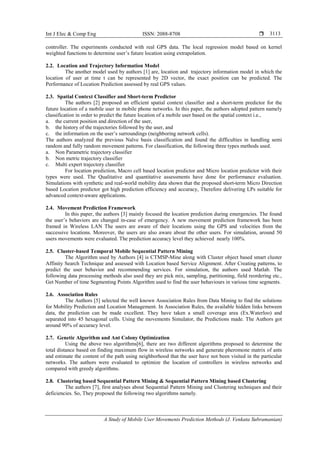 A Study of Mobile User Movements Prediction Methods | PDF