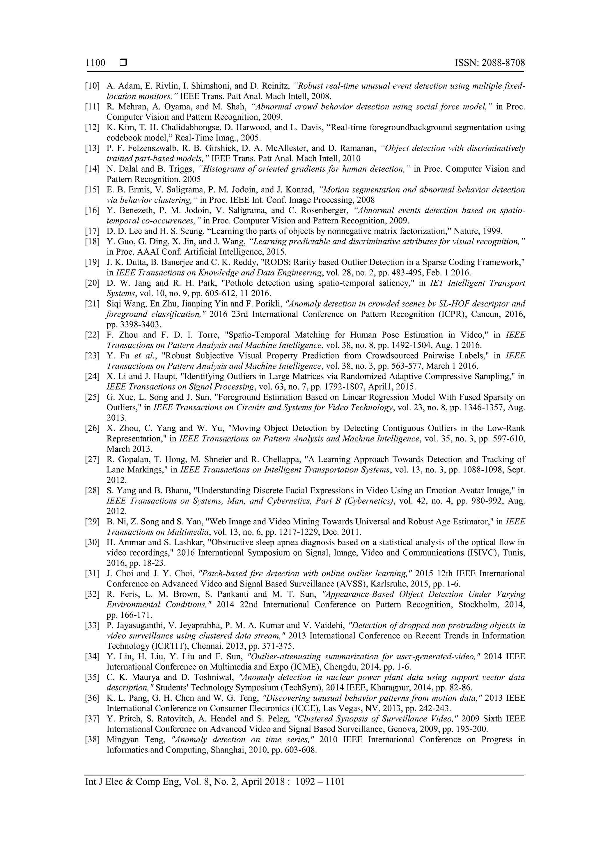 Framework For Contextual Outlier Identification Using Multivariate Analysis Approach And