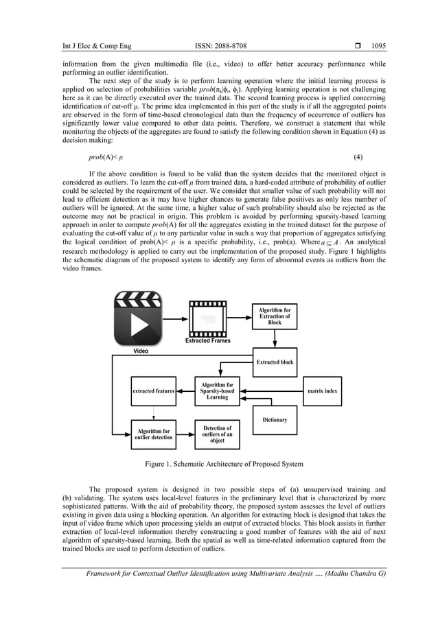 Framework for Contextual Outlier Identification using Multivariate Analysis approach and ...