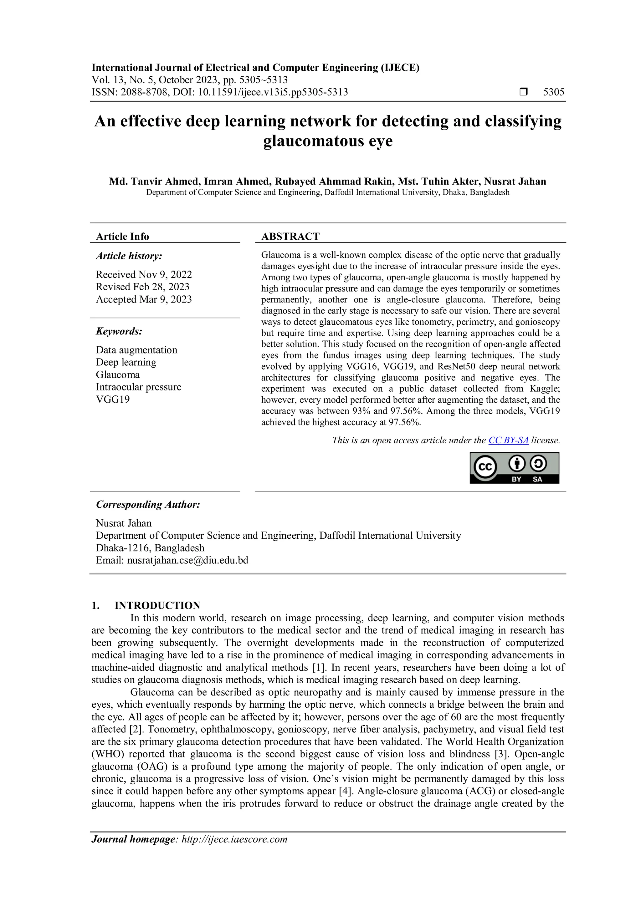 An effective deep learning network for detecting and classifying ...