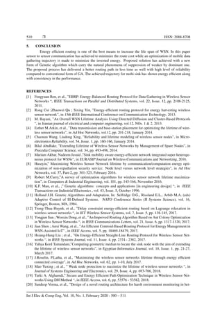 Energy efﬁcient intelligent routing in WSN using dominant genetic algorithm | PDF