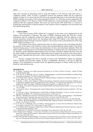Enabling External Factors for Inflation Rate Forecasting using Fuzzy Neural System | PDF