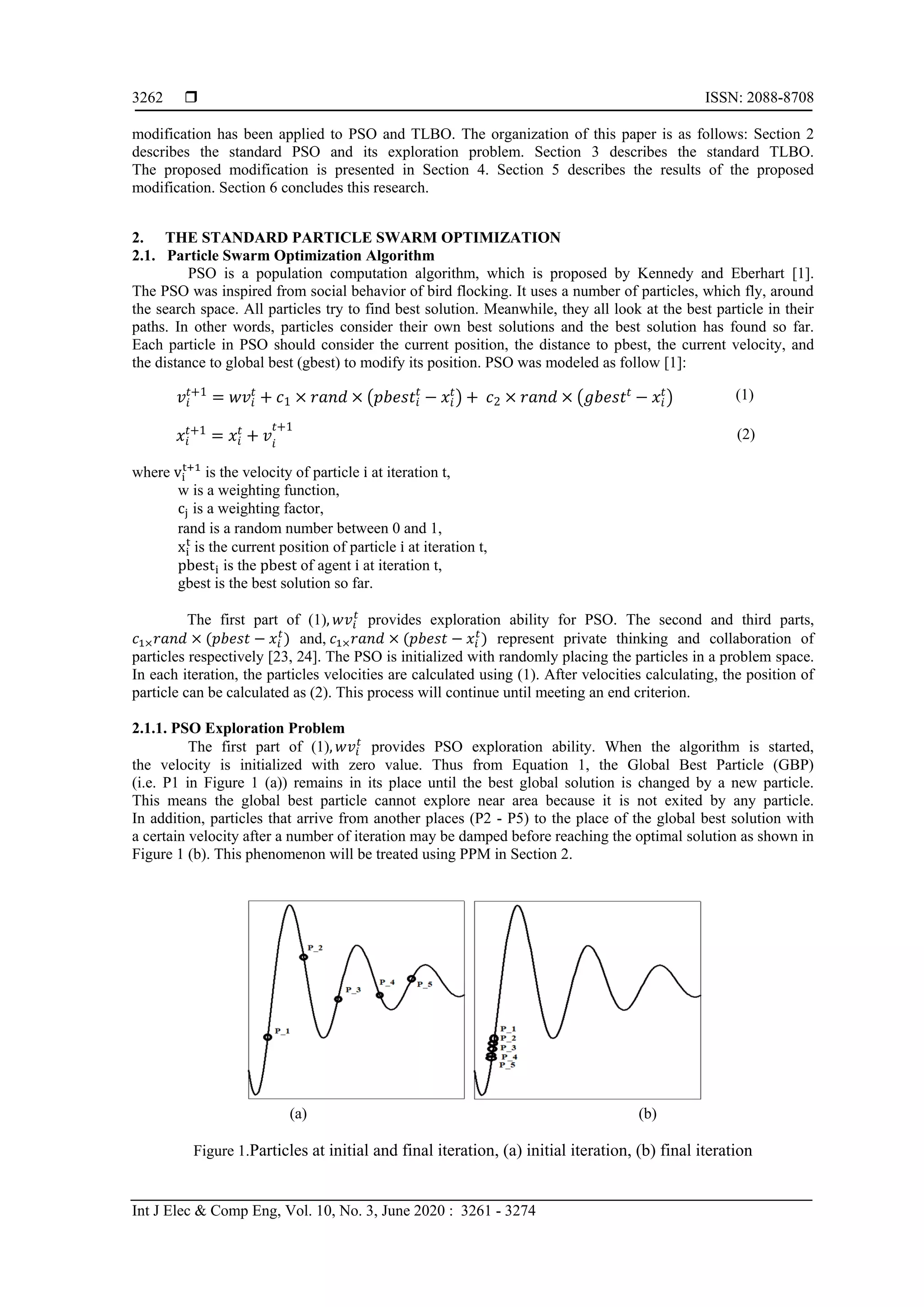 Population based optimization algorithms improvement using the ... Population based optimization algorithms improvement using the ...