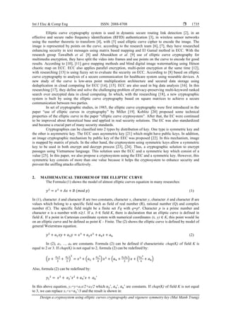 Design a cryptosystem using elliptic curves cryptography and Vigenère symmetry key | PDF