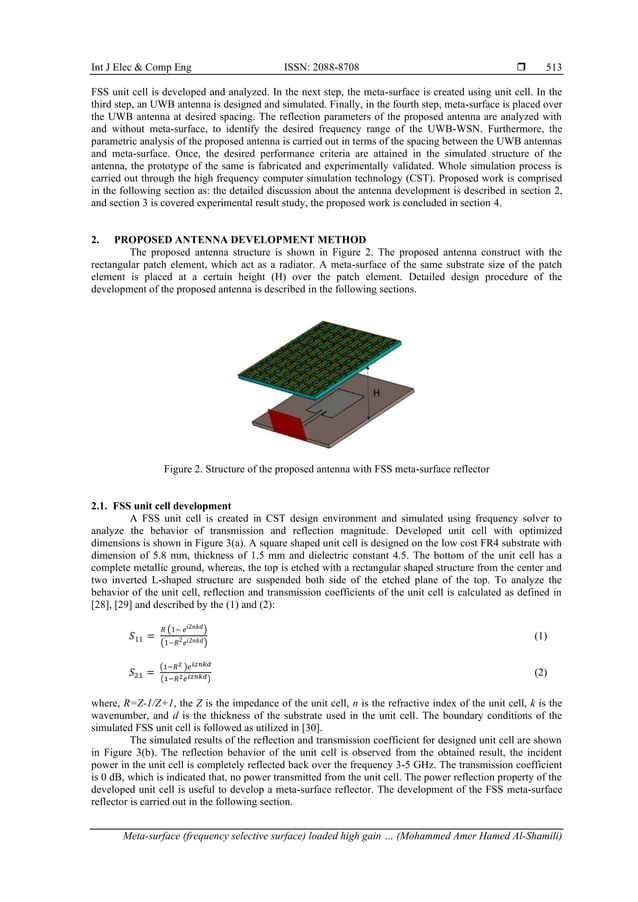 Meta-surface (frequency selective surface) loaded high gain directional antenna systems for ...