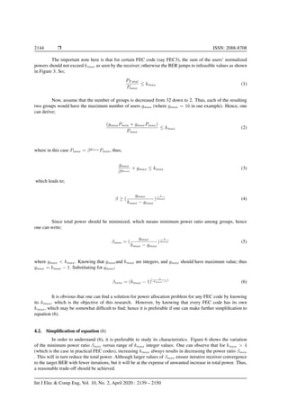 Efﬁcient power allocation method for non orthogonal multiple access 5G systems | PDF