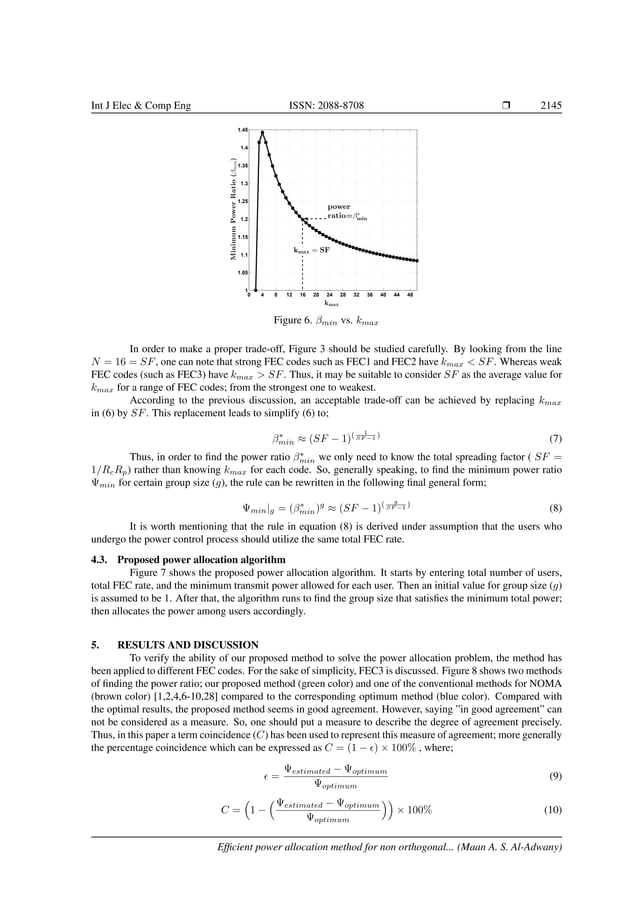 Efﬁcient power allocation method for non orthogonal multiple access 5G systems | PDF