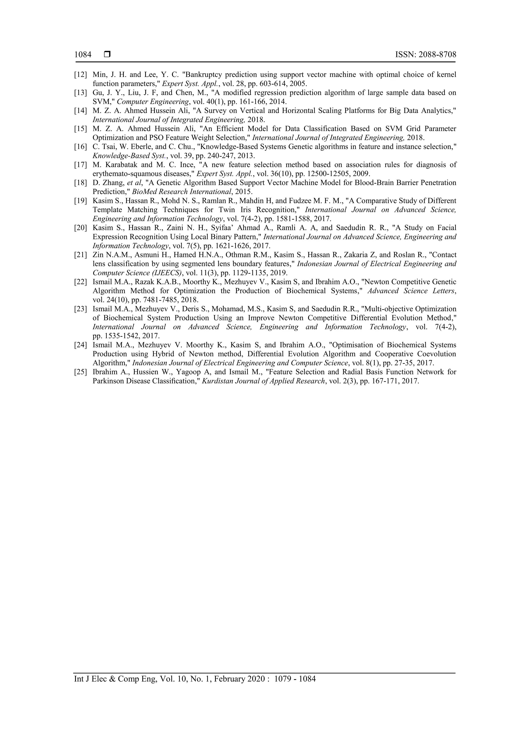 A New Model For Iris Data Set Classification Based On Linear Support