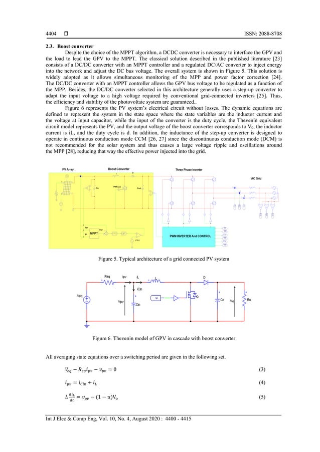 Integral sliding-mode controller for maximum power point tracking in the grid-connected ...