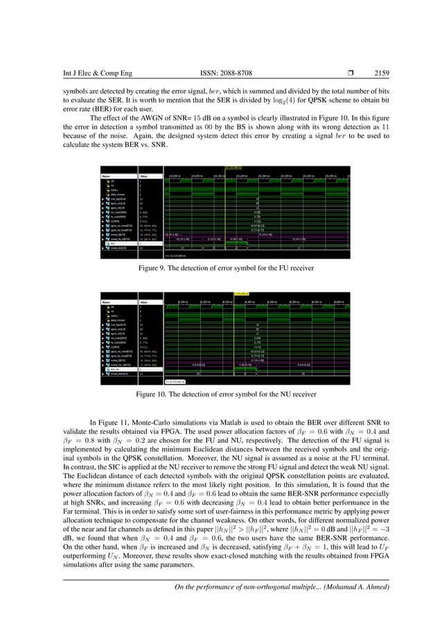 On The Performance Of Non Orthogonal Multiple Access Noma Using Fpga Pdf Computer