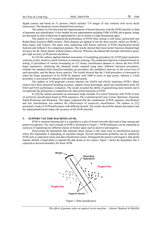 The effect of gamma value on support vector machine performance with different kernels | PDF