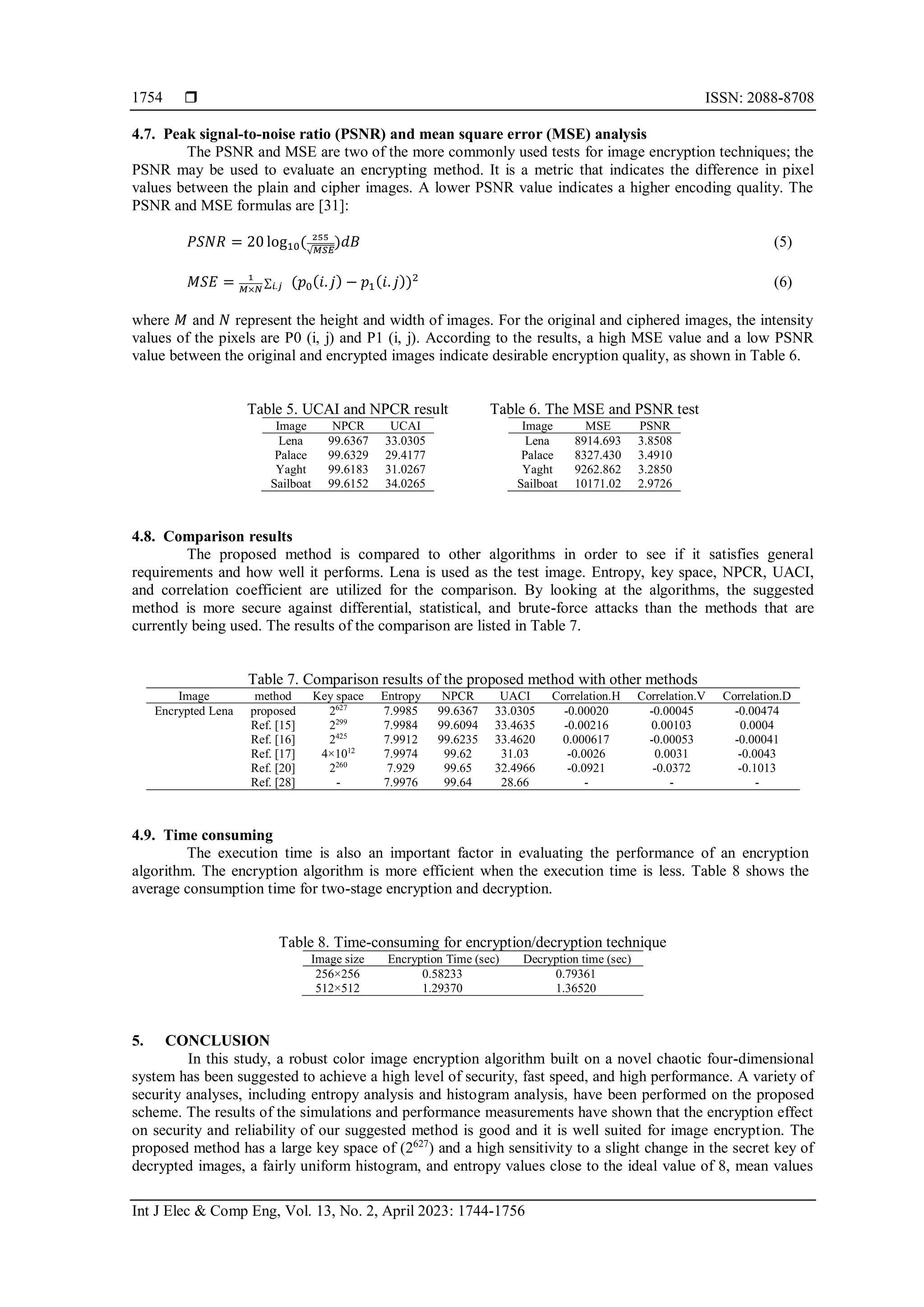 A new four-dimensional hyper-chaotic system for image encryption | PDF