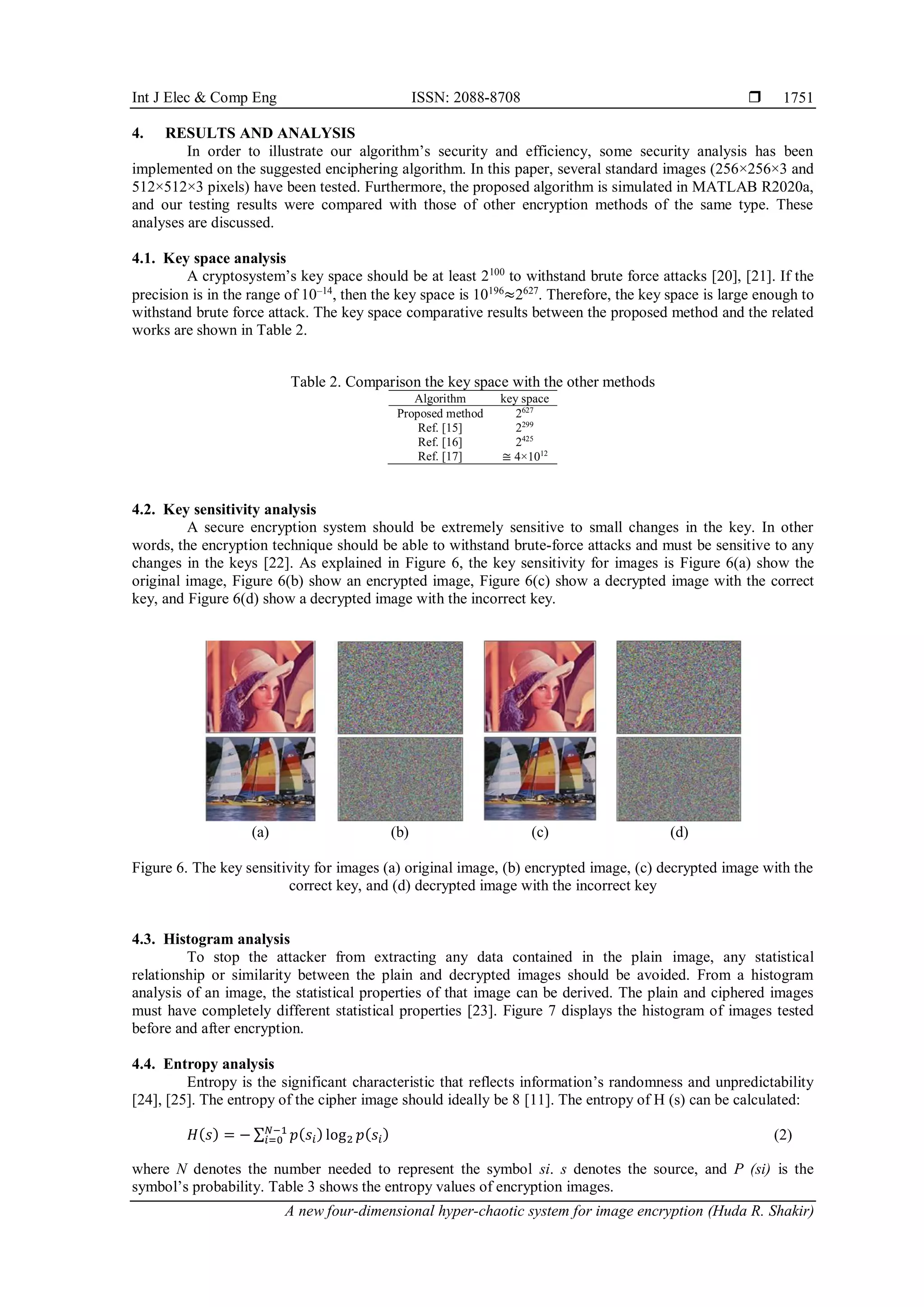 A new four-dimensional hyper-chaotic system for image encryption | PDF