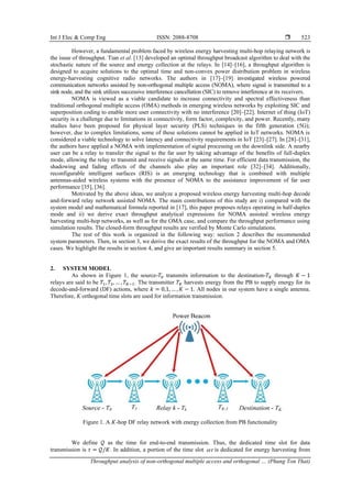 Throughput analysis of non-orthogonal multiple access and orthogonal multiple access assisted ...