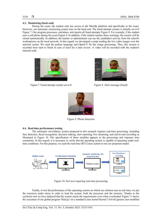 Intelligent solution for automatic online exam monitoring | PDF