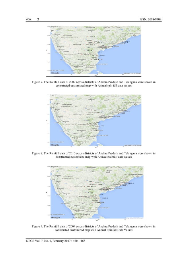 GIS-MAP based Spatial Analysis of Rainfall Data of Andhra Pradesh and ...