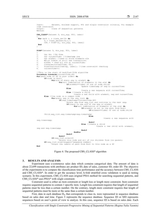 Classification with Single Constraint Progressive Mining of Sequential Patterns | PDF