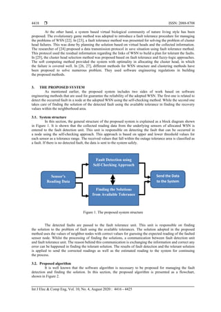 Self-checking method for fault tolerance solution in wireless sensor network | PDF