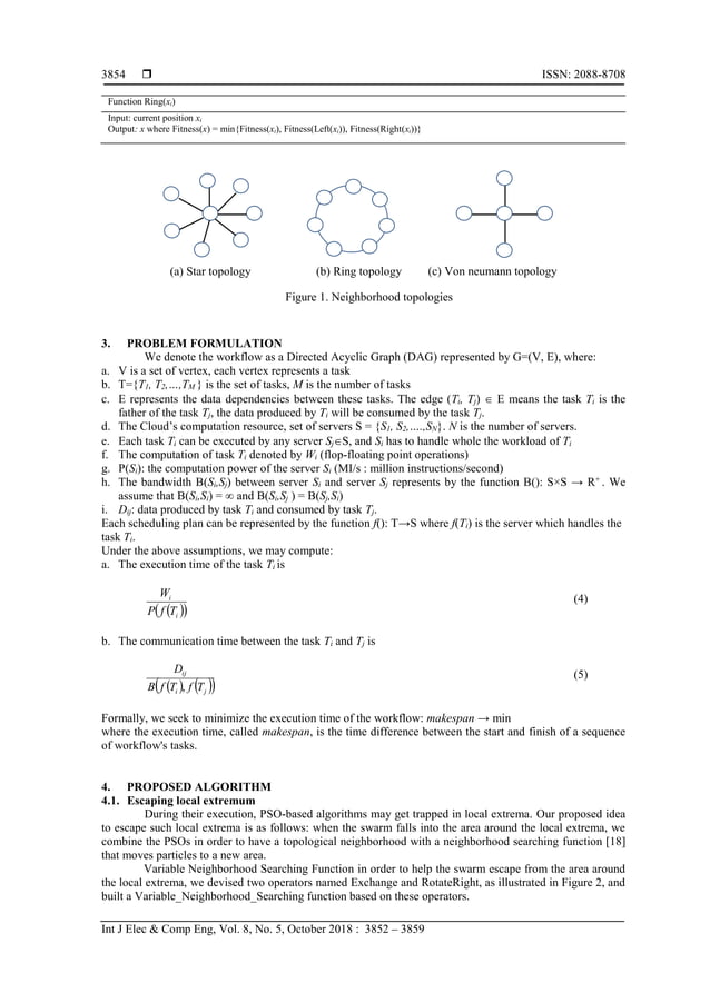 An Effective PSO-inspired Algorithm for Workflow Scheduling | PDF