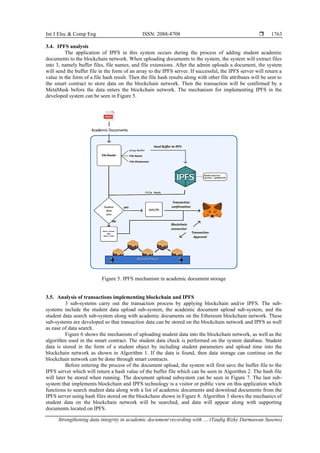 Strengthening data integrity in academic document recording with blockchain and InterPlanetary ...