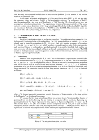 Discrete penguins search optimization algorithm to solve flow shop scheduling problem | PDF