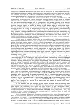 An intrusion detection system for packet and flow based networks using deep neural network ...