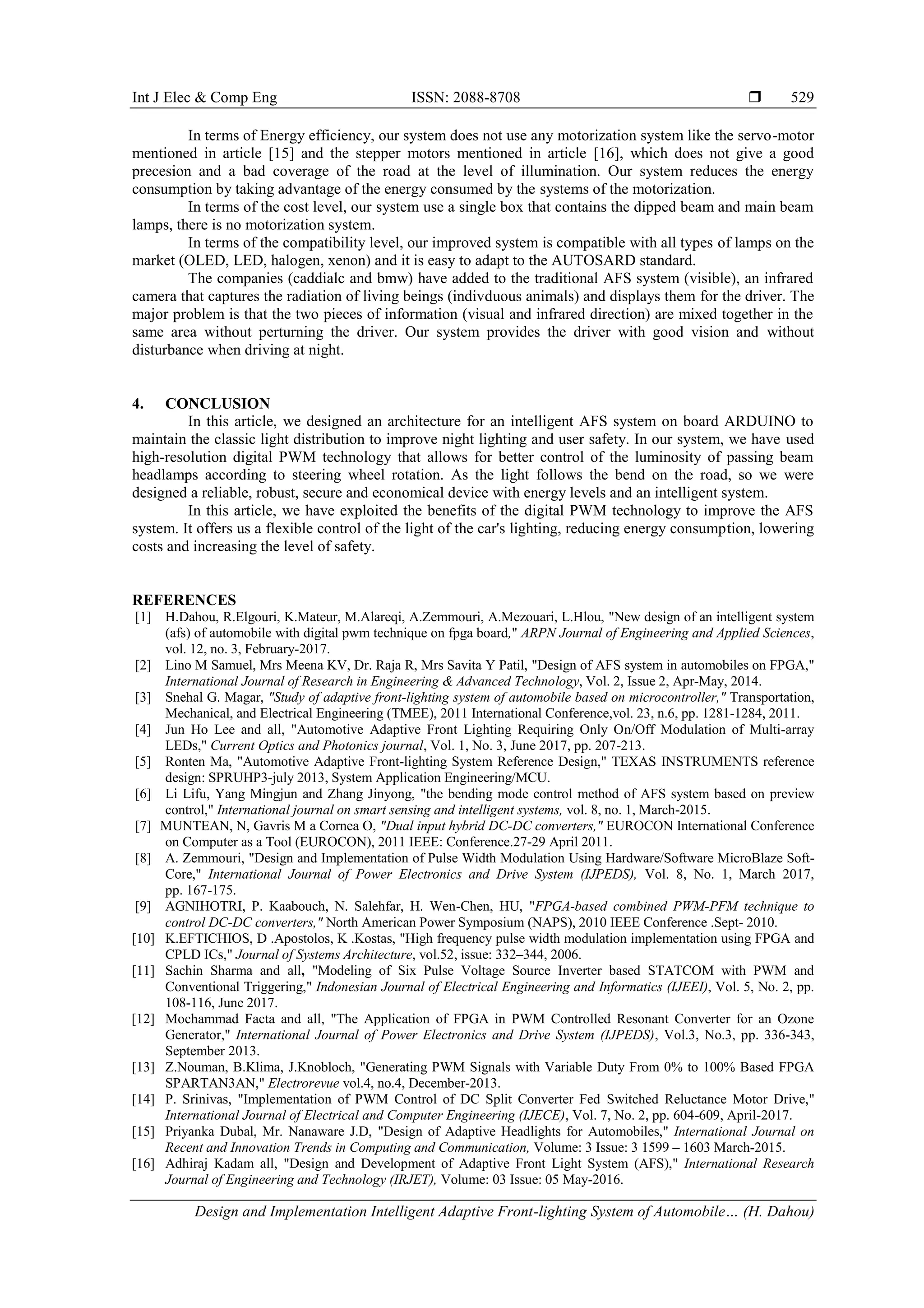 Design and Implementation Intelligent Adaptive Front-lighting System of ...