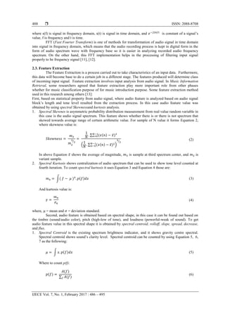 Design and Analysis System of KNN and ID3 Algorithm for Music ...