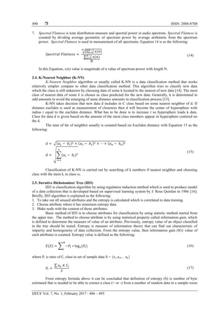Design and Analysis System of KNN and ID3 Algorithm for Music ...