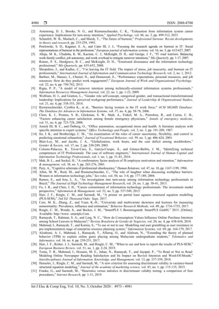 Modelling turn away intention of information technology professionals in Bangladesh: a partial ...