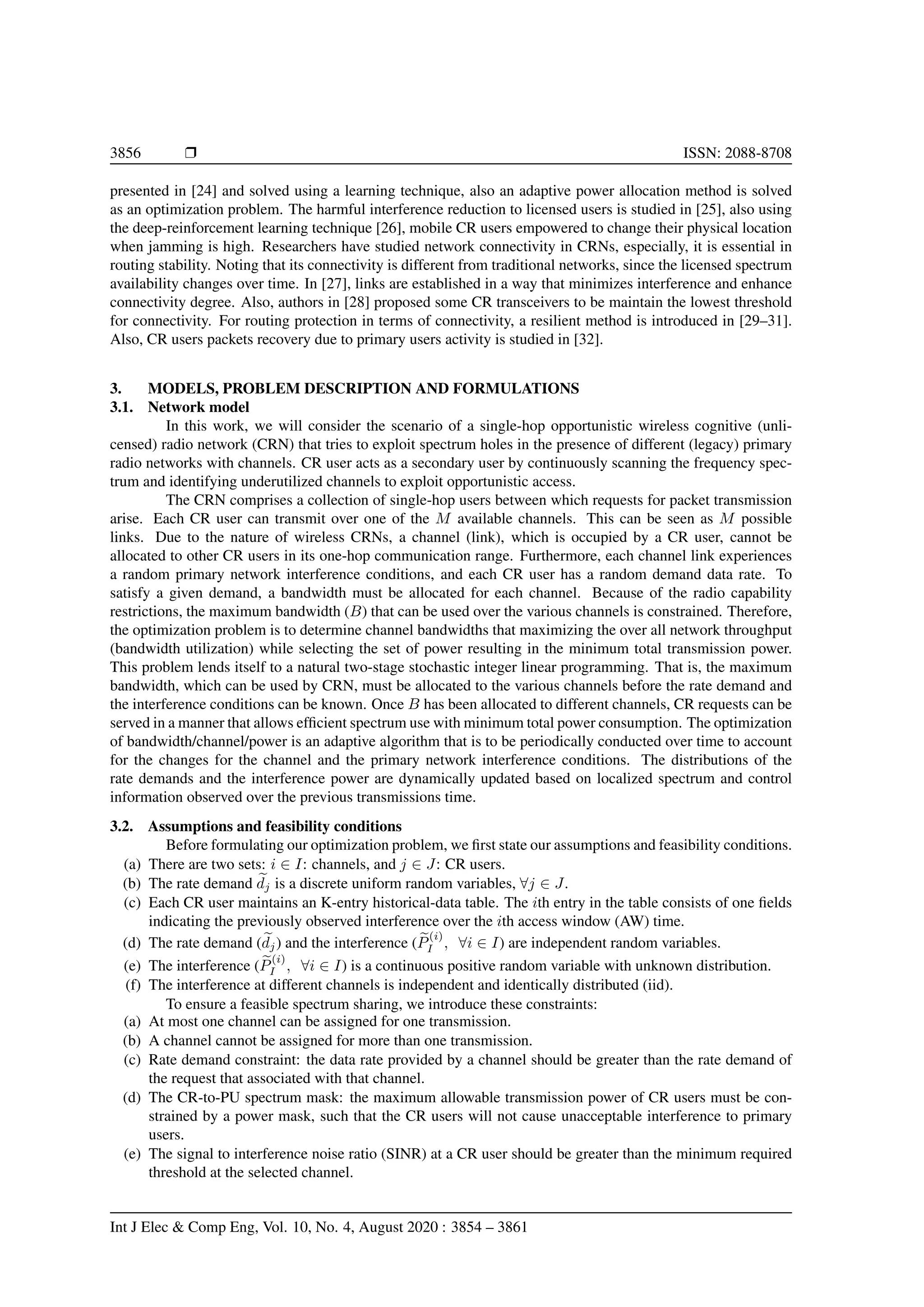Dynamic Resource Allocation For Opportunistic Software Defined Iot