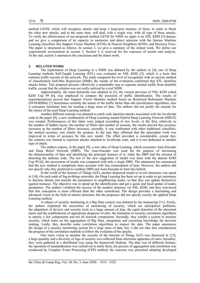 LSTM deep learning method for network intrusion detection system | PDF | Internet | Computing