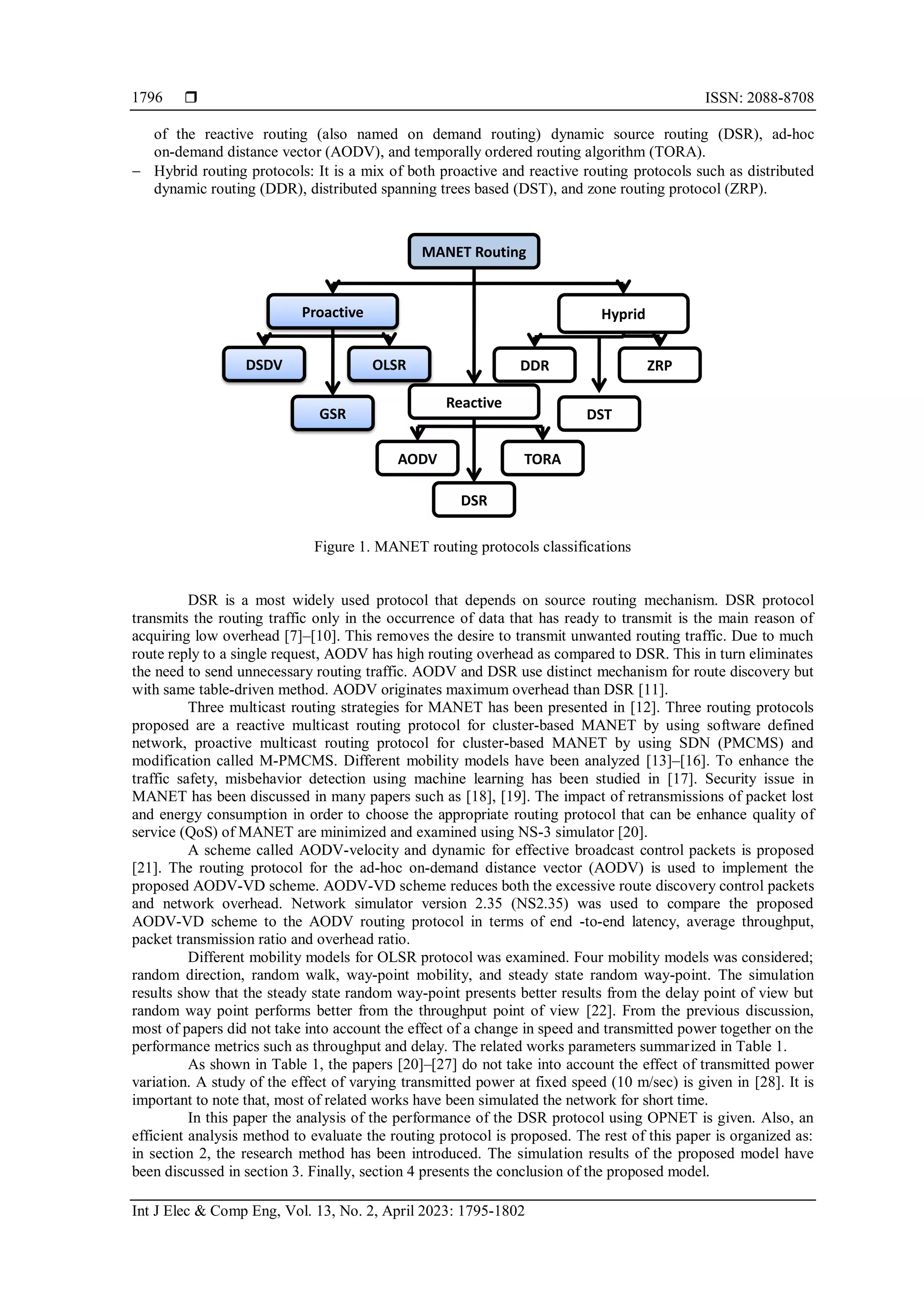 Performance Evaluation Of Dynamic Source Routing Protocol With