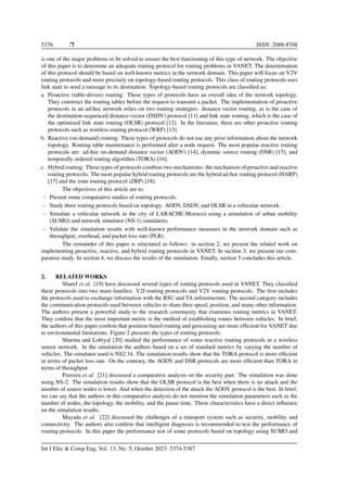 Comparative study of proactive and reactive routing protocols in ...