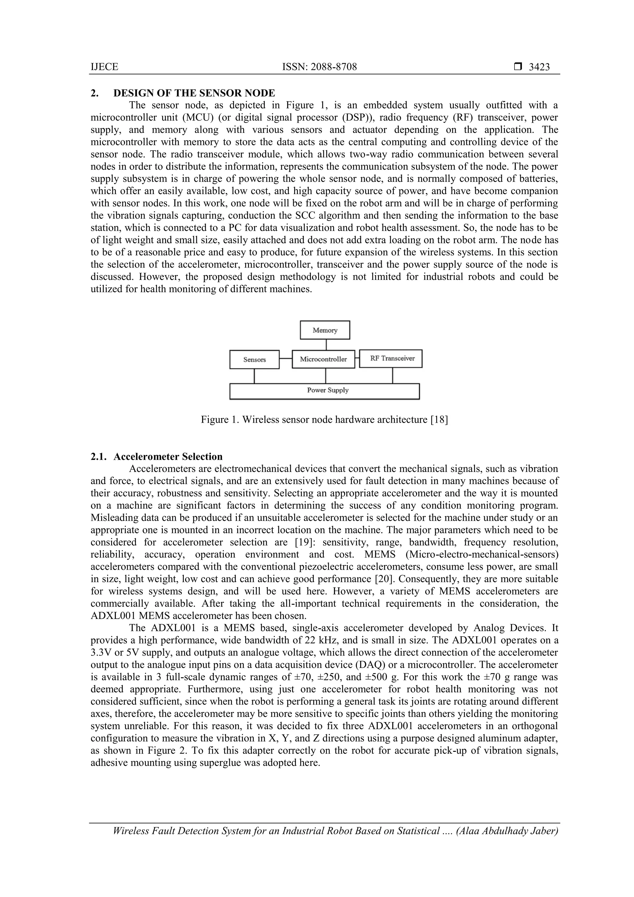 Wireless Fault Detection System For An Industrial Robot Based On Statistical Control Chart Pdf