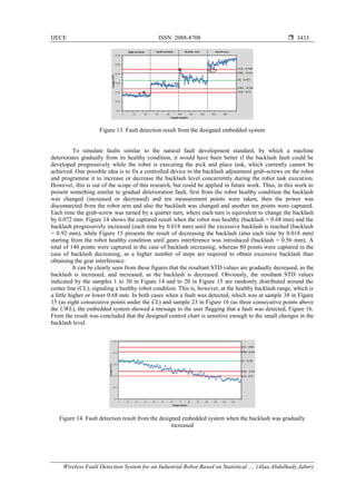 Wireless Fault Detection System for an Industrial Robot Based on Statistical Control Chart | PDF
