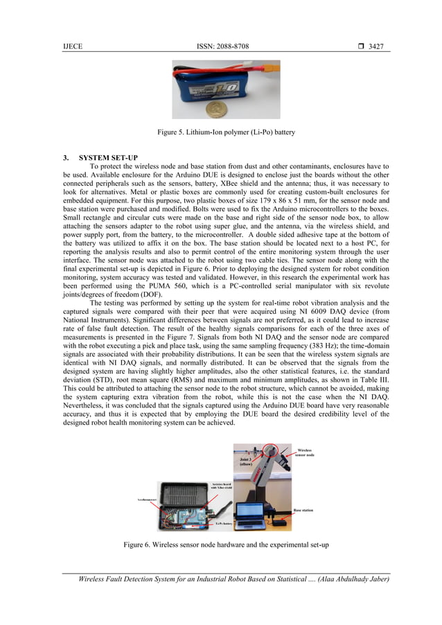 Wireless Fault Detection System For An Industrial Robot Based On Statistical Control Chart Pdf