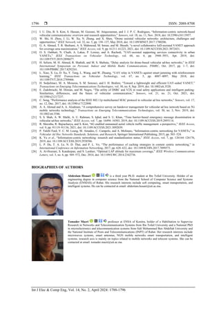 Optimal model of vehicular ad-hoc network assisted by unmanned aerial vehicles and information ...