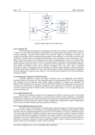 Visual and light detection and ranging-based simultaneous localization and mapping for self ...