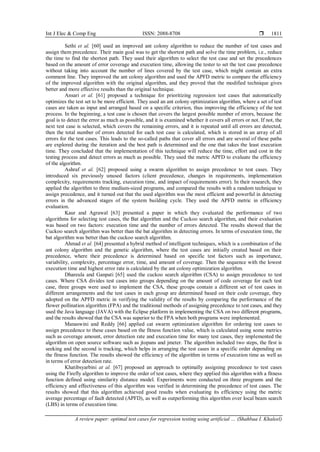 A review paper: optimal test cases for regression testing using ...