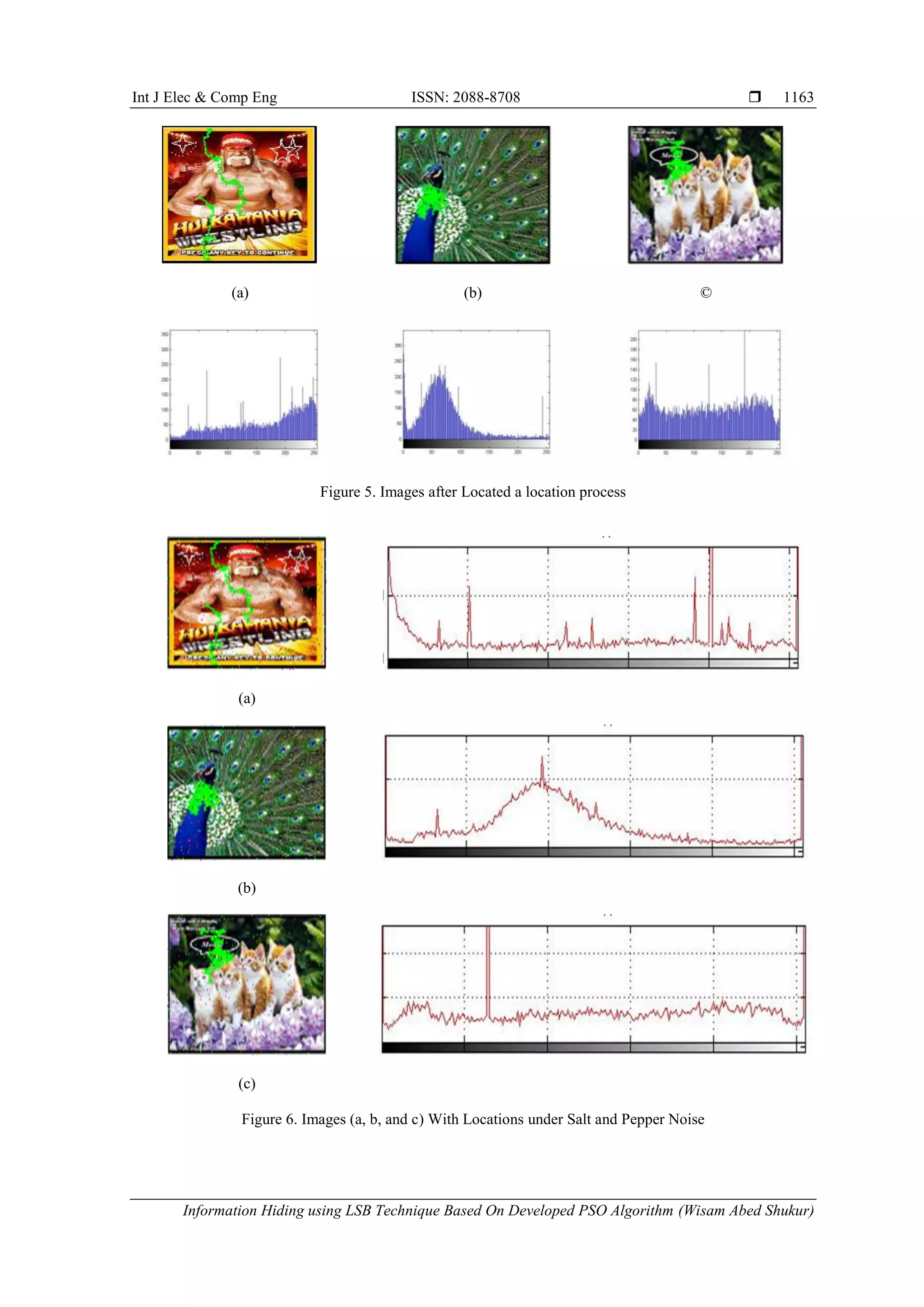 Information Hiding Using Lsb Technique Based On Developed Pso Algorithm