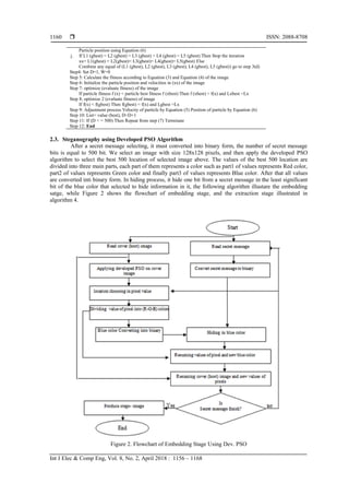 Information Hiding using LSB Technique based on Developed PSO Algorithm ...