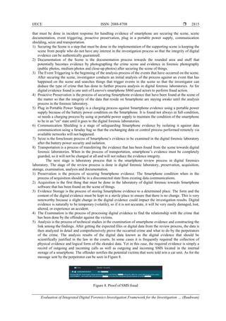 Evaluation of Integrated Digital Forensics Investigation Framework for ...