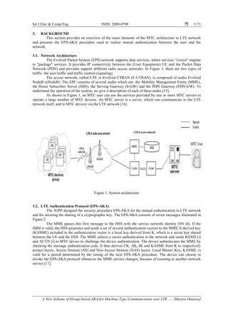 A New Scheme of Group-based AKA for Machine Type Communication over LTE Networks | PDF