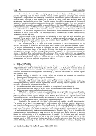 Formalization of SOA concepts with mathematical foundation | PDF