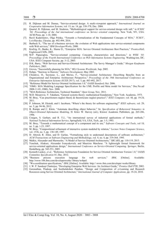 Formalization of SOA concepts with mathematical foundation | PDF