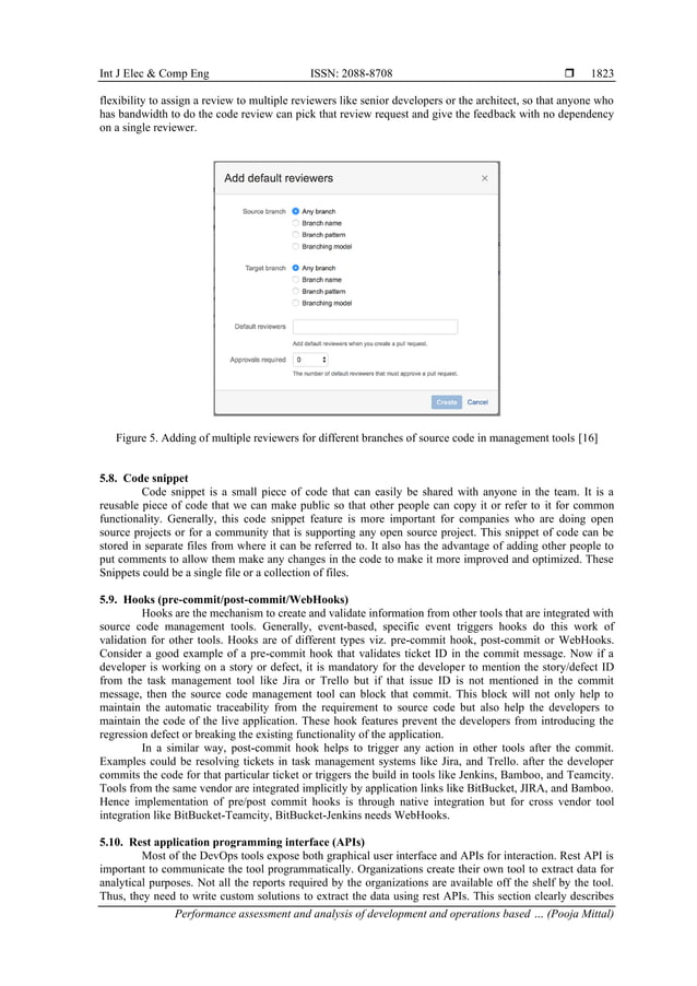 Performance assessment and analysis of development and operations based automation tools for ...