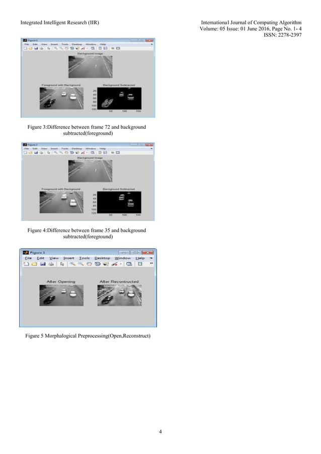 Motion Object Detection Using BGS Technique | DOCX