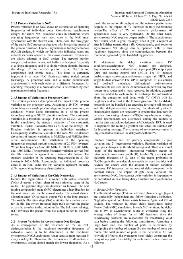 Saturation Throughput and Delay Aware Asynchronous Noc Using Fuzzy Logic | PDF
